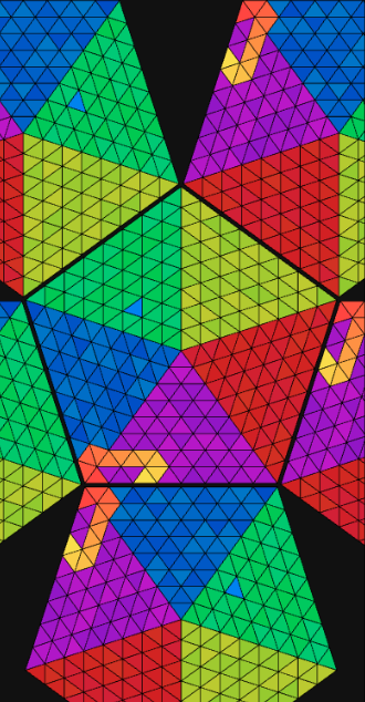 Pentasnake - by Franz Enzenhofer - A Trippy Snake Game on a Pentagon Grid